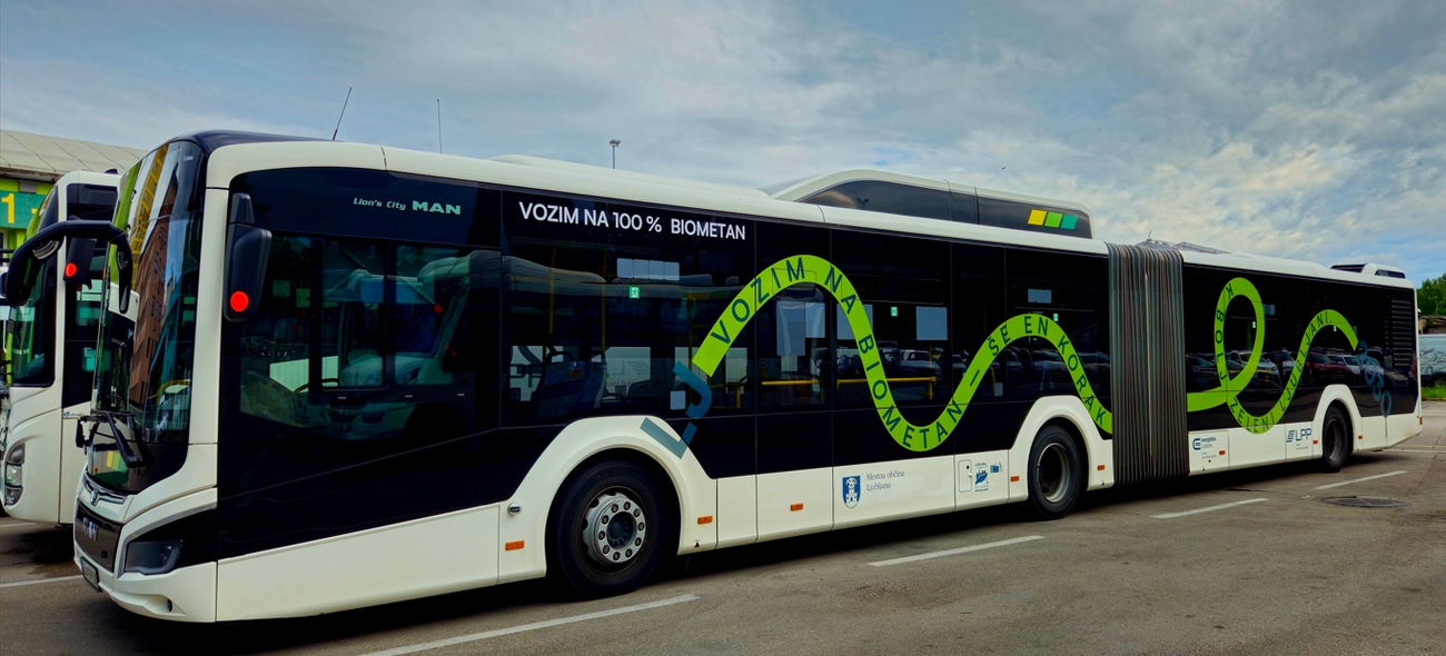 Ljubljana dobila prvi mestni avtobus na biometan | Lider.si